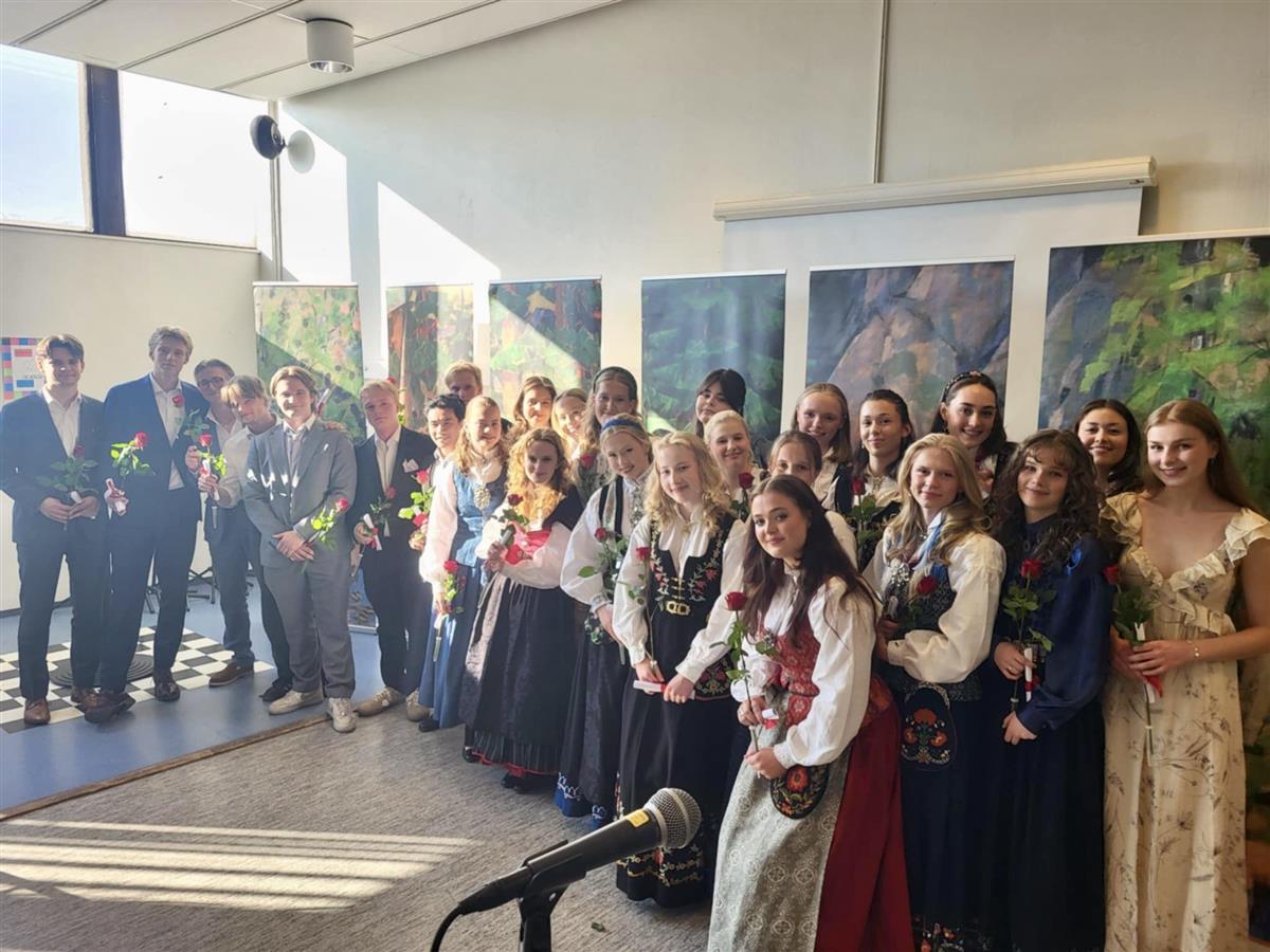 Skoleavslutning for avgangselevene 2025 - Rud videregående skole