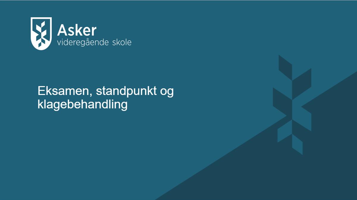 Klage på karakterer - Asker videregående skole