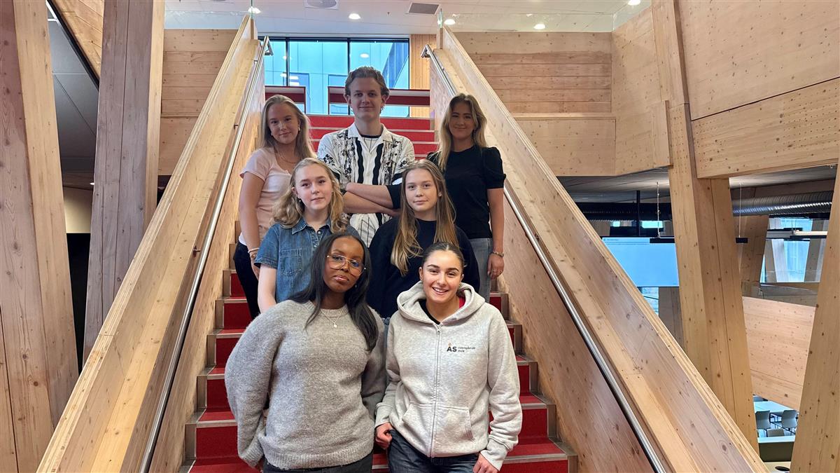 Skolens nye elevrådsstyre for 2025/2026 - Ås videregående skole