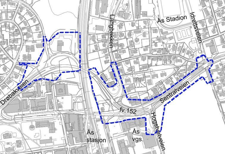 Fv. 152 med gateterminal i Ås sentralområde - Akershus fylkeskommune